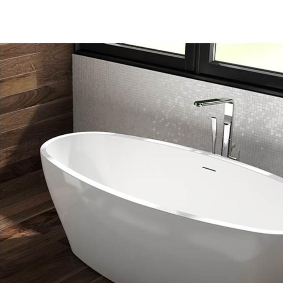 Fleurco Opus Octave Tub/6731/White/White Drain Cover 67'' x 31 1/2'' x ...